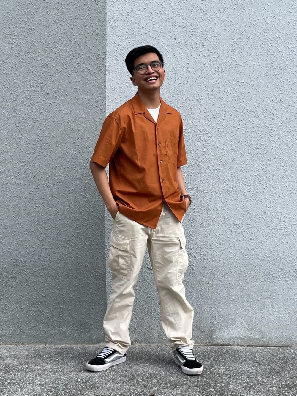 Check styling ideas for「Modal Cotton Open Collar Short Sleeve Shirt ...