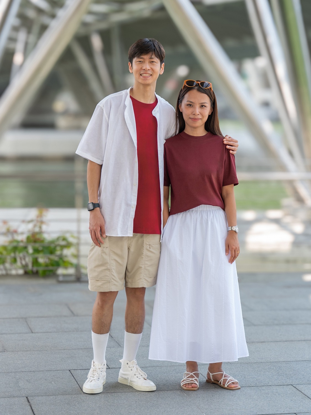 Check styling ideas for「Cotton Modal Open Collar Shirt、Cotton Linen ...