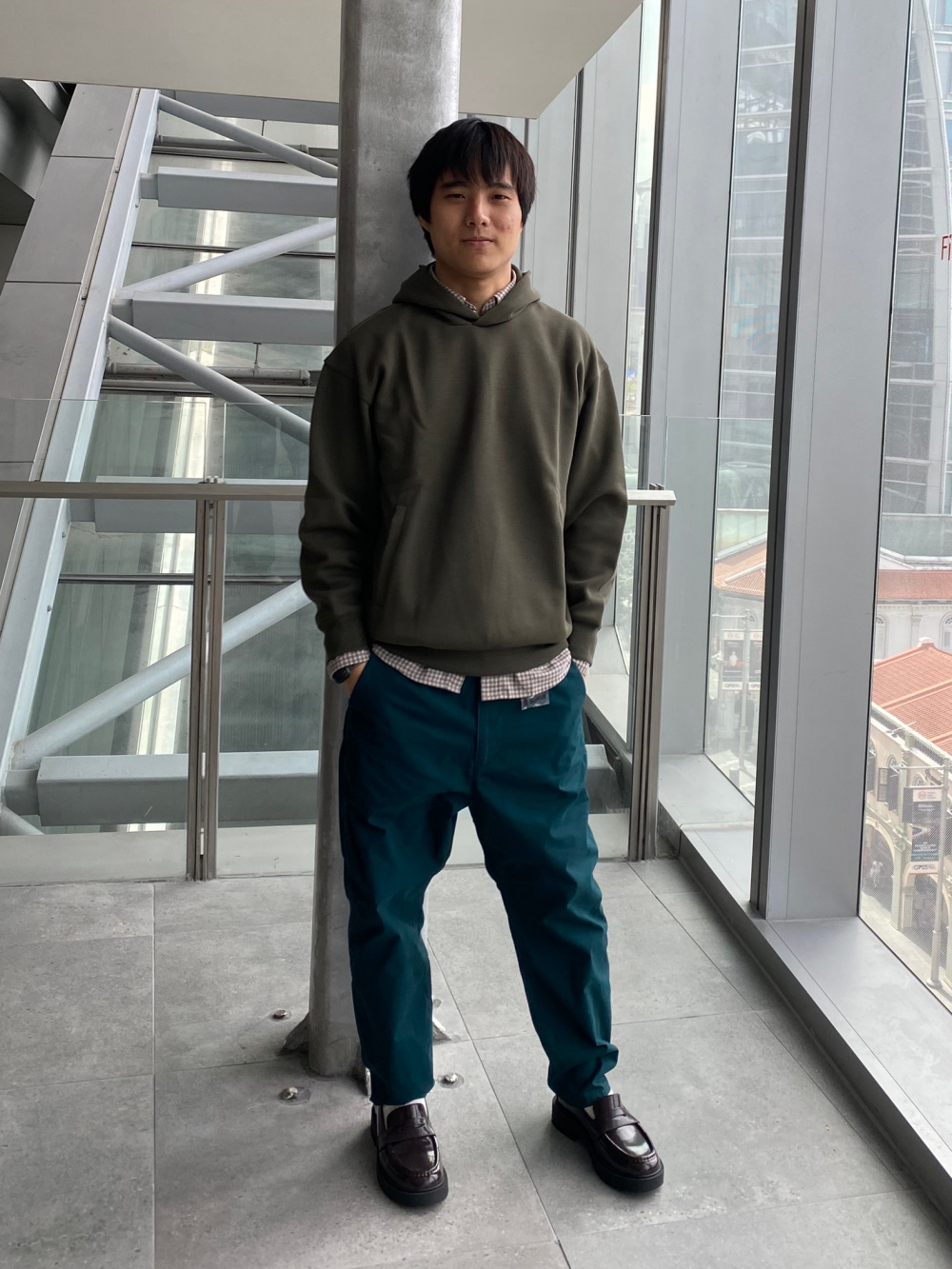 Check styling ideas for「Sweat Oversized Pullover Hoodie、Broadcloth ...