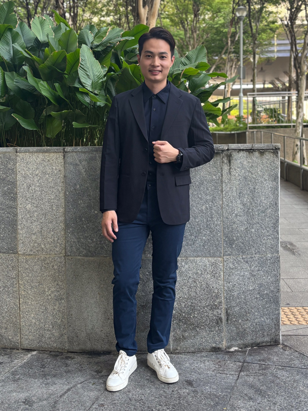 Check styling ideas for「Miracle Air Jacket (AirSense Jacket) (Wool Like ...