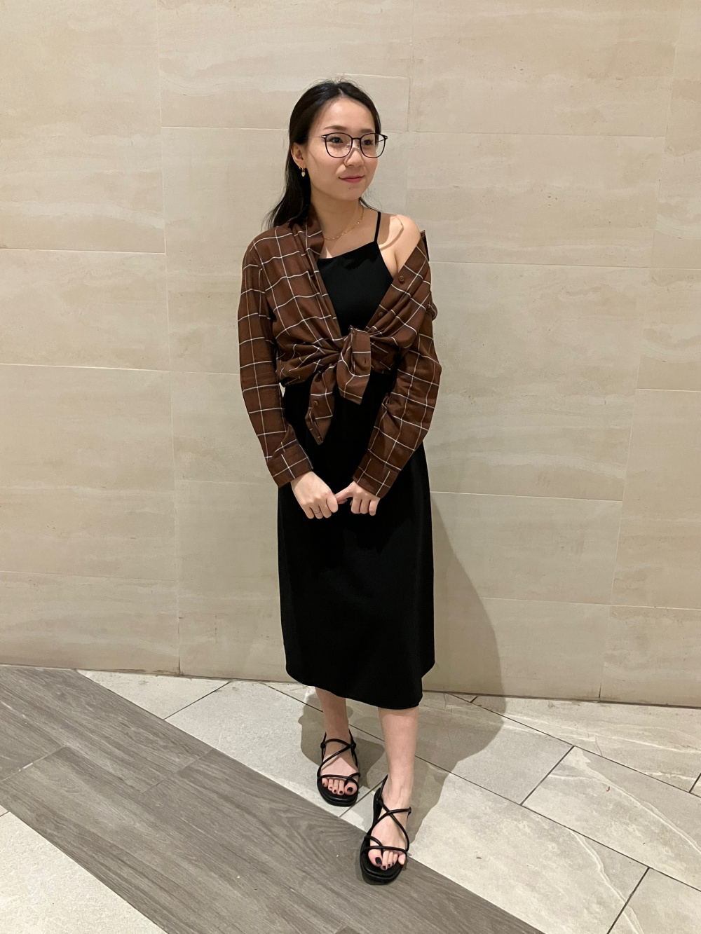 Check styling ideas for「Soft Flannel Skipper Long Sleeve Shirt、Halter ...