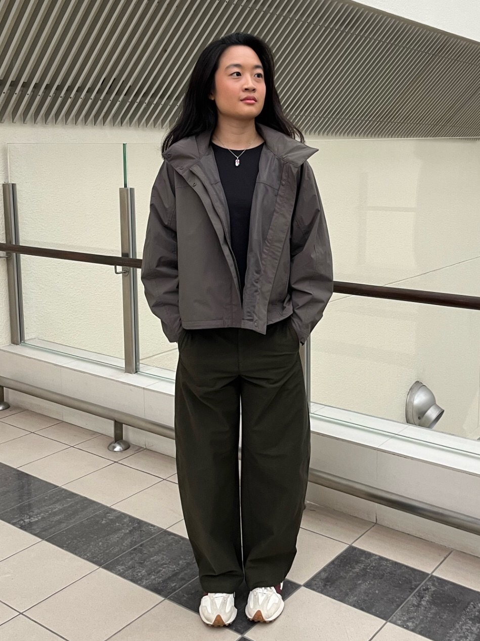 Check styling ideas for「AIRism Seamless T、Windproof Stand Blouson ...