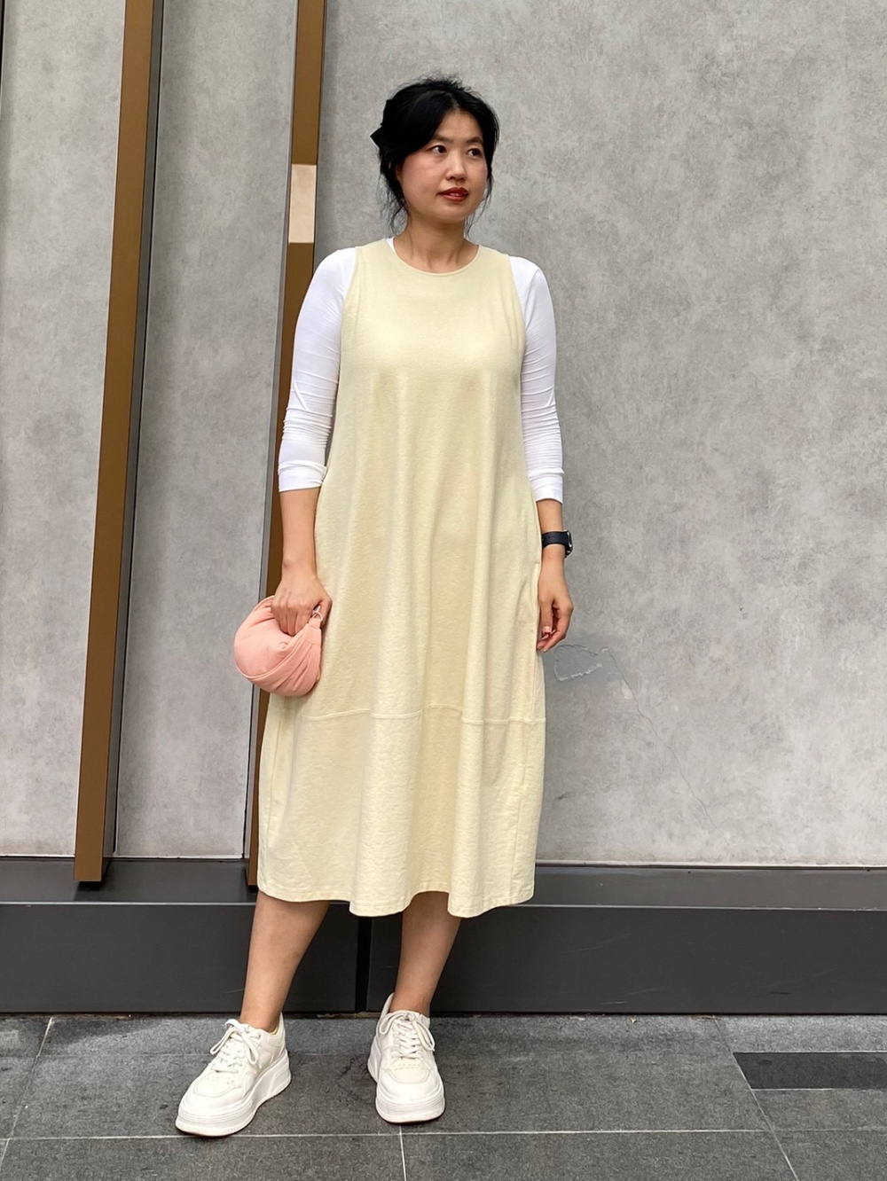 Check styling ideas for「Double Bridge Sunglasses、Jersey Balloon ...