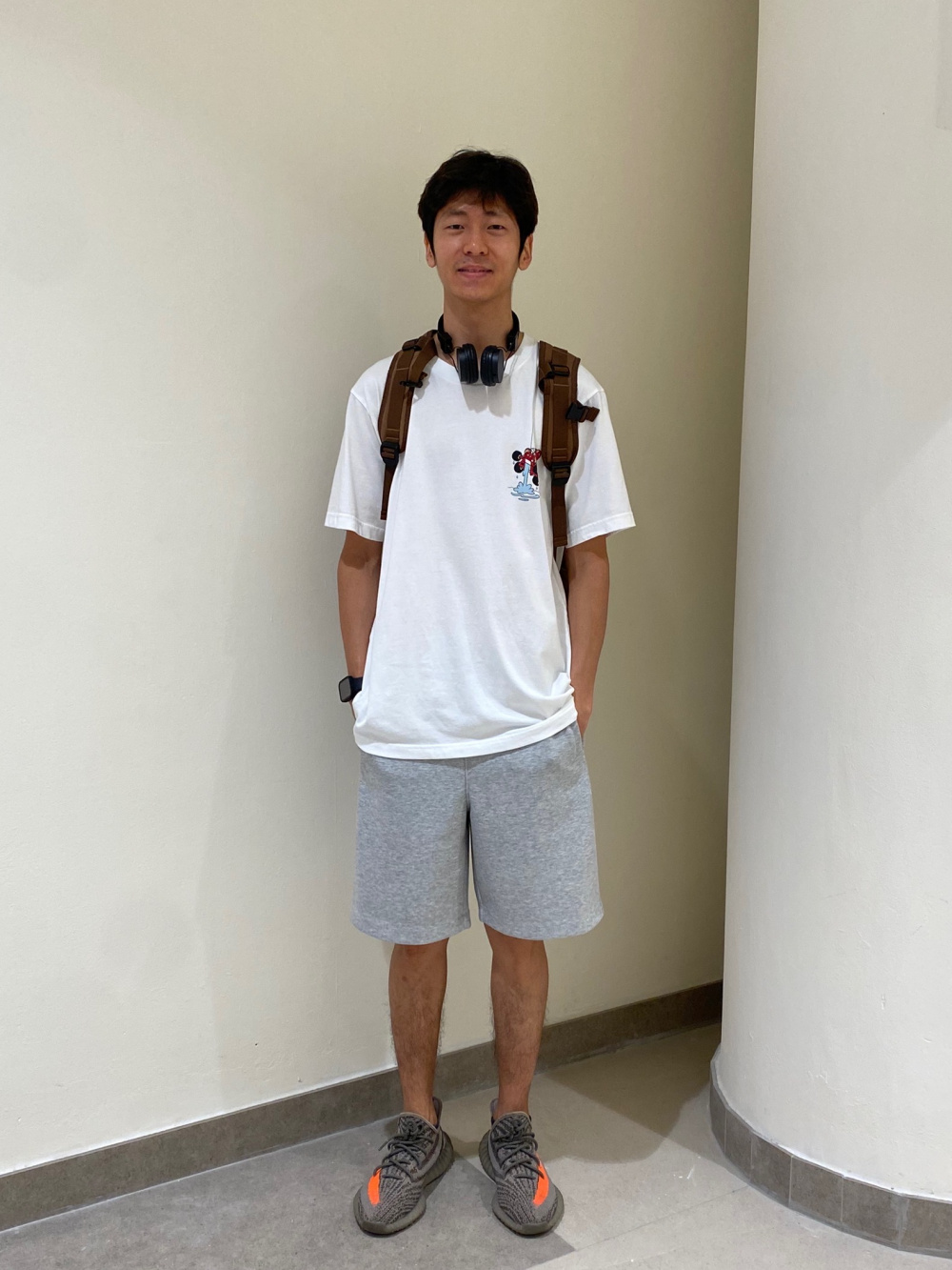 Check styling ideas for「Sweat Wide Shorts、UV Protection Cap / Hat ...