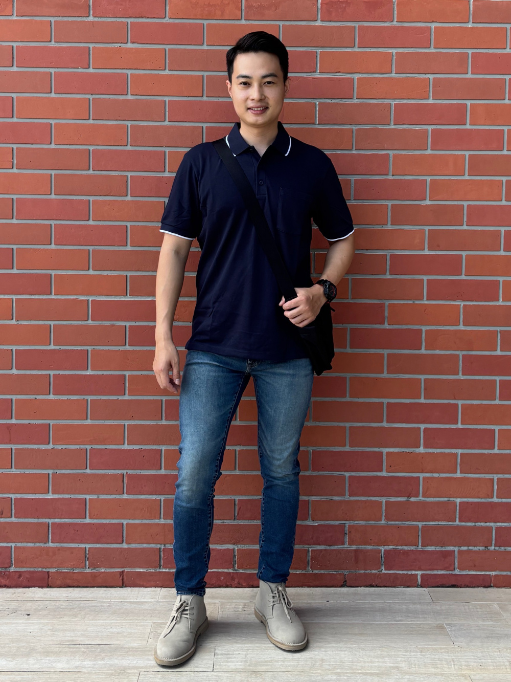 Check styling ideas for「Multi Pocket Shoulder Bag、Pleated Wide Pants ...