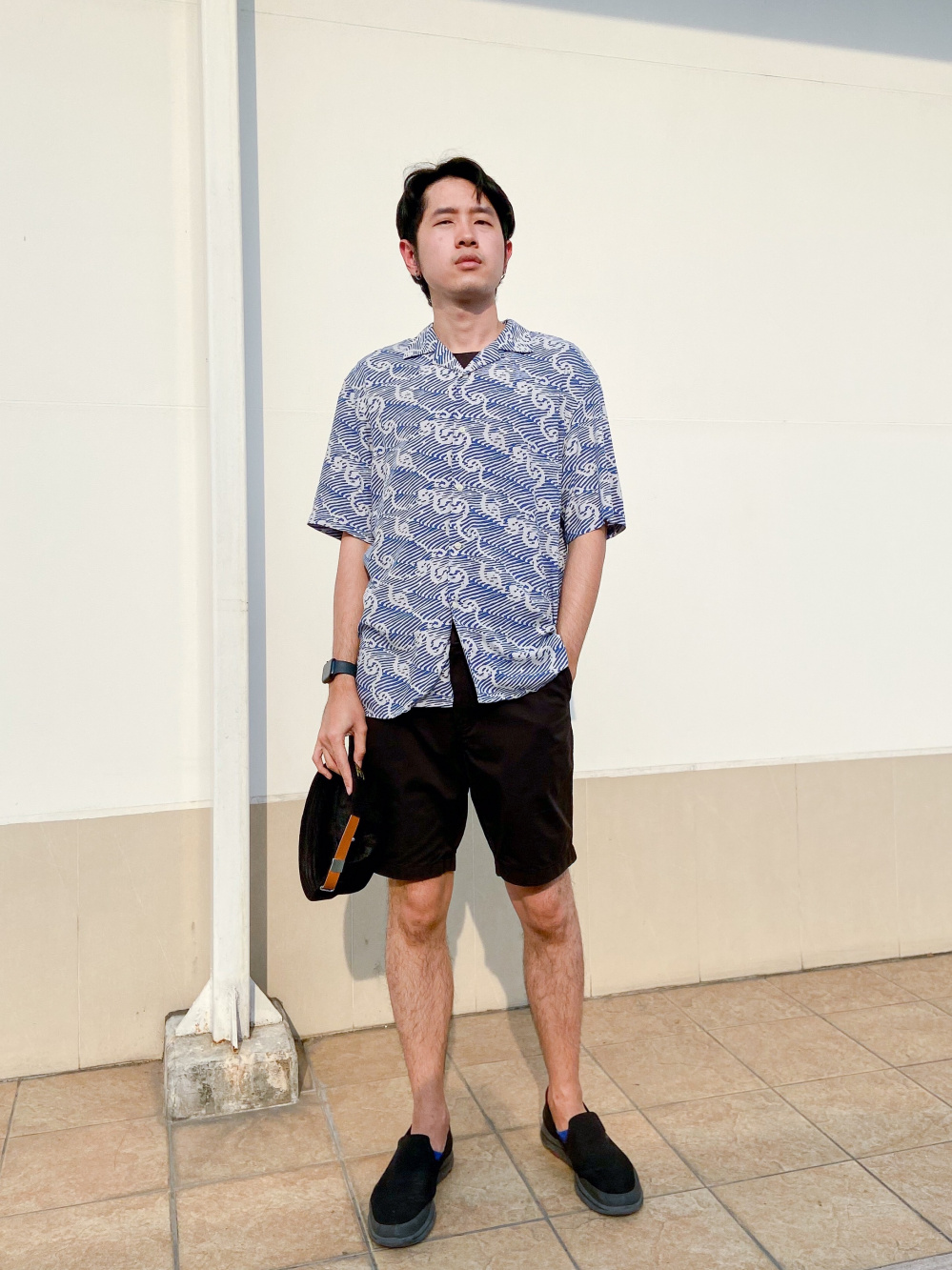 Check styling ideas for「Unsodo Open Collar Short Sleeve Shirt、Cotton ...