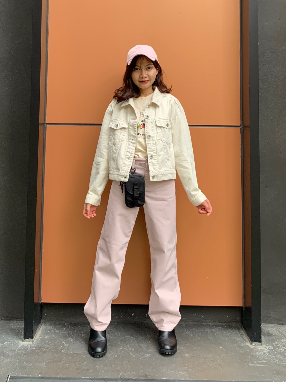 Cek ide styling untuk「Jaket Crop Denim」| UNIQLO ID
