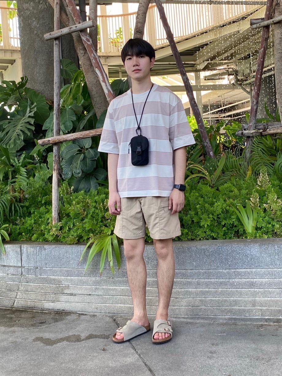 Check styling ideas for「U Striped Short Sleeve T-Shirt (Wide)、U ...