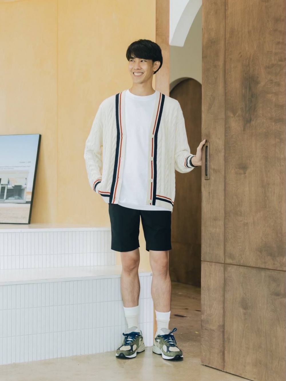 Check styling ideas for「AIRism Skipper Short Sleeve Polo Shirt、JWA ...