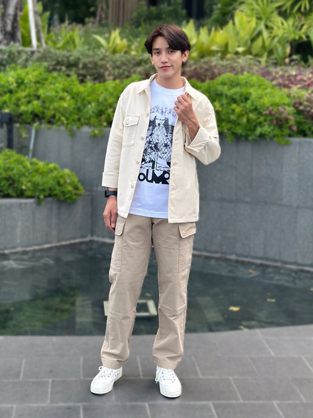 Check styling ideas for「Over Shirt Jacket (Jersey)」| UNIQLO PH