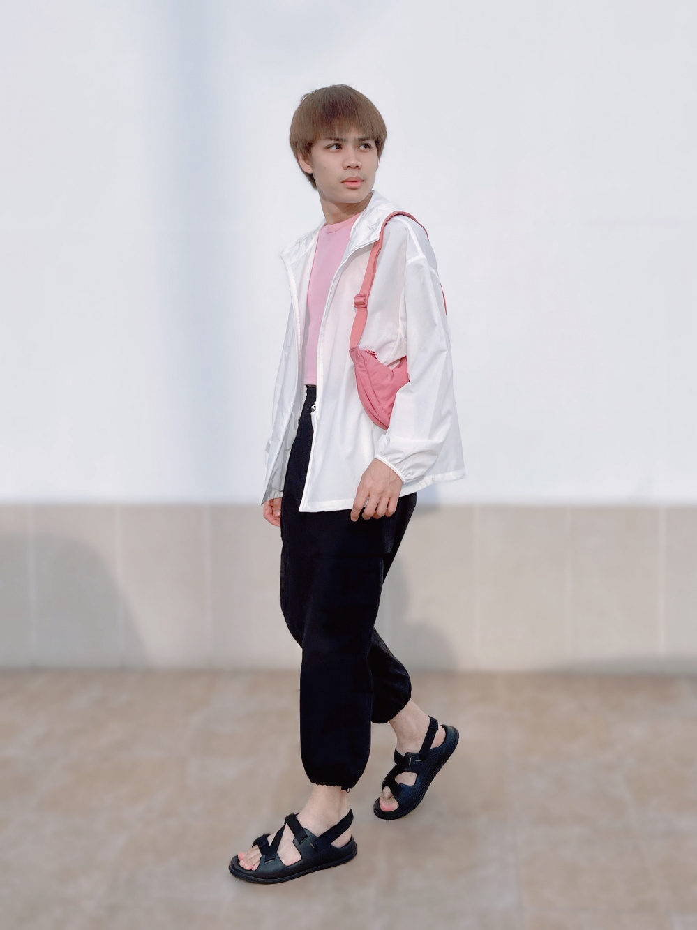 Check styling ideas for「Smart Ankle Pants (Cotton)、U Sandals」| UNIQLO PH