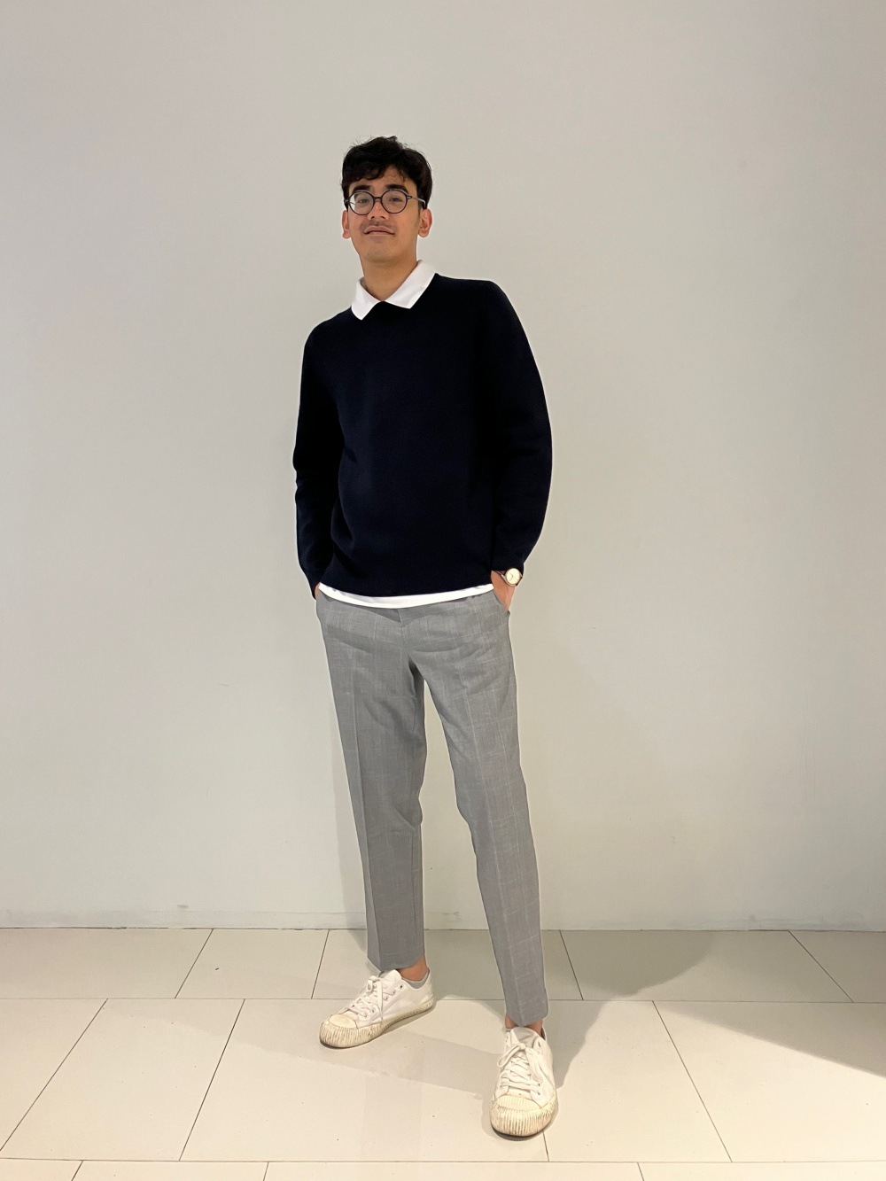 Cek ide styling untuk「Kaos Polo Dry Pique Lengan Pendek、Celana AirSense ...