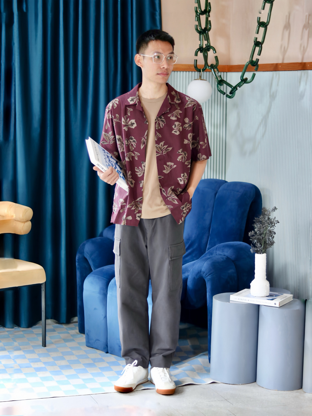 Check styling ideas for「Modal Cotton Open Collar Short Sleeve Shirt ...