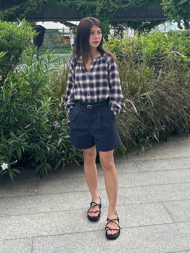 Check styling ideas for「Soft Flannel Gathered Blouse」| UNIQLO IN Check styling ideas for「Soft Flannel Gathered Blouse」| UNIQLO IN