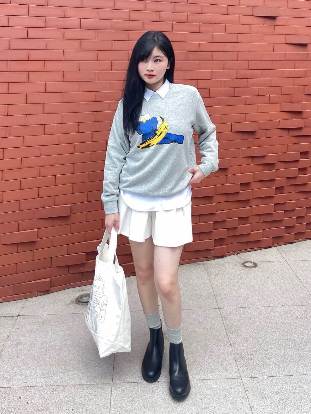 Check styling ideas for「KIDS's KAWS + Warhol Sweat Pants、KIDS AIRism ...