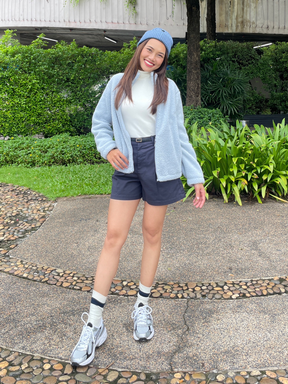 Check styling ideas for「Chino Shorts、HEATTECH Ribbed Beanie」| UNIQLO SG