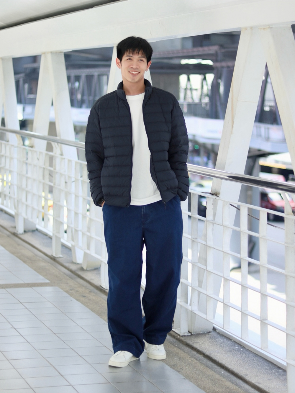 Check styling ideas for「Crew Neck Short Sleeve T-Shirt、Wide Parachute ...