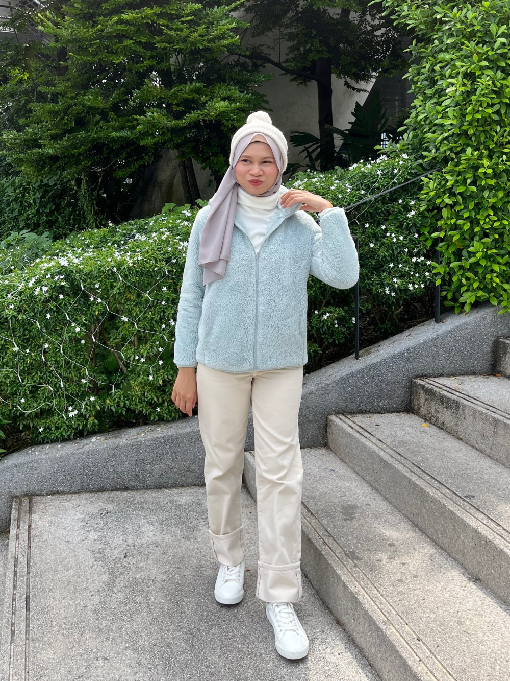 Check styling ideas for「Washable Knit Ribbed Polo Sweater、Regular ...