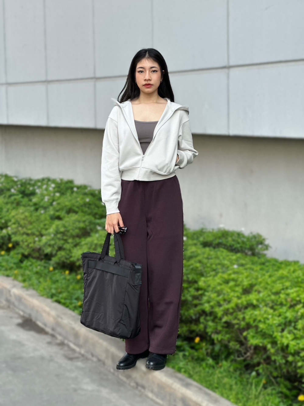 Check styling ideas for「Dry Sweat Full-Zip Hoodie」| UNIQLO PH