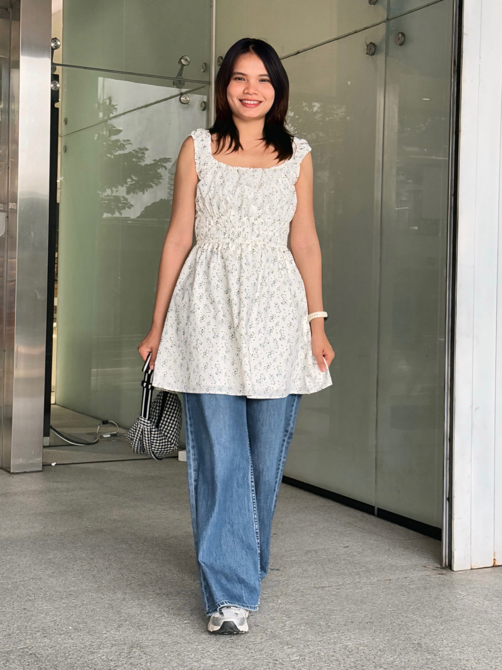 Check styling ideas for「Denim Oversized Jacket、Drapey Wide Flared Jeans ...