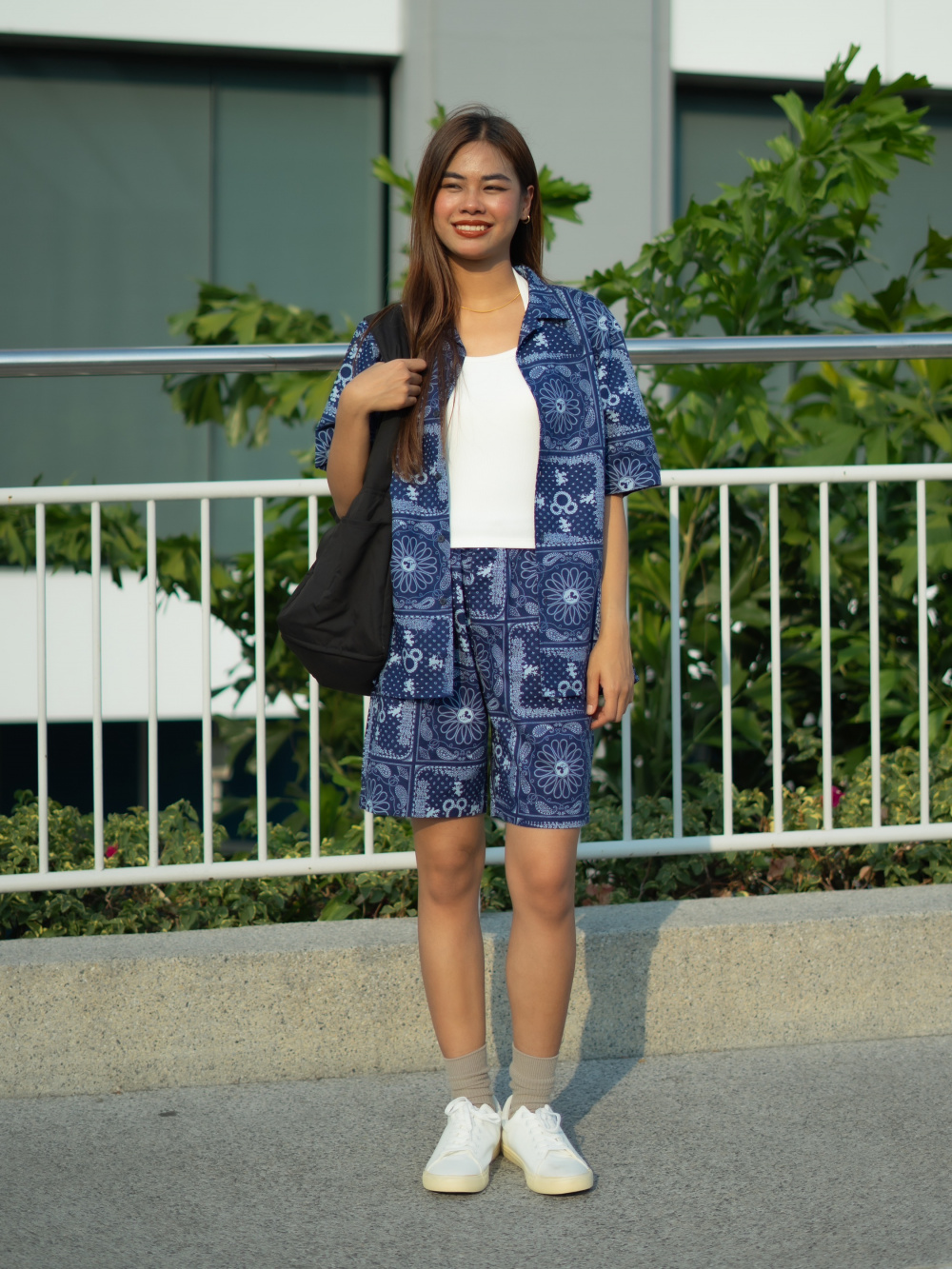 ดูไอเดียสไตล์การแต่งตัวสำหรับ「กางเกงขาสั้น Easy Disney in Blue | ผ้ามัด ...