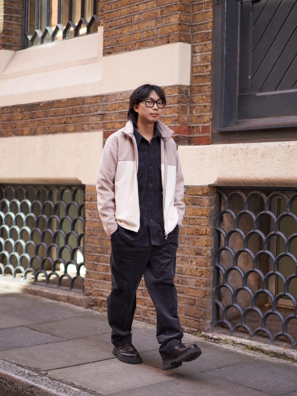 Check styling ideas for「Fleece Full-Zip Jacket (Color Block)」| UNIQLO US