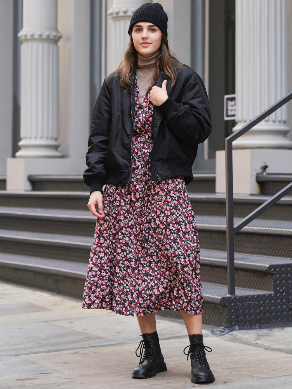 Outfit ideas of「Windproof Outer Single Breasted Fleece Coat、Extra Fine ...