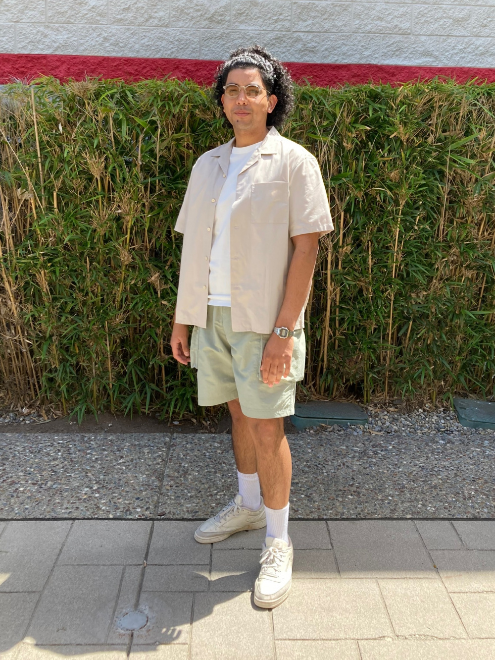 Check styling ideas for「MODAL OPEN COLLAR SHORT SLEEVE SHIRT、AIRism ...