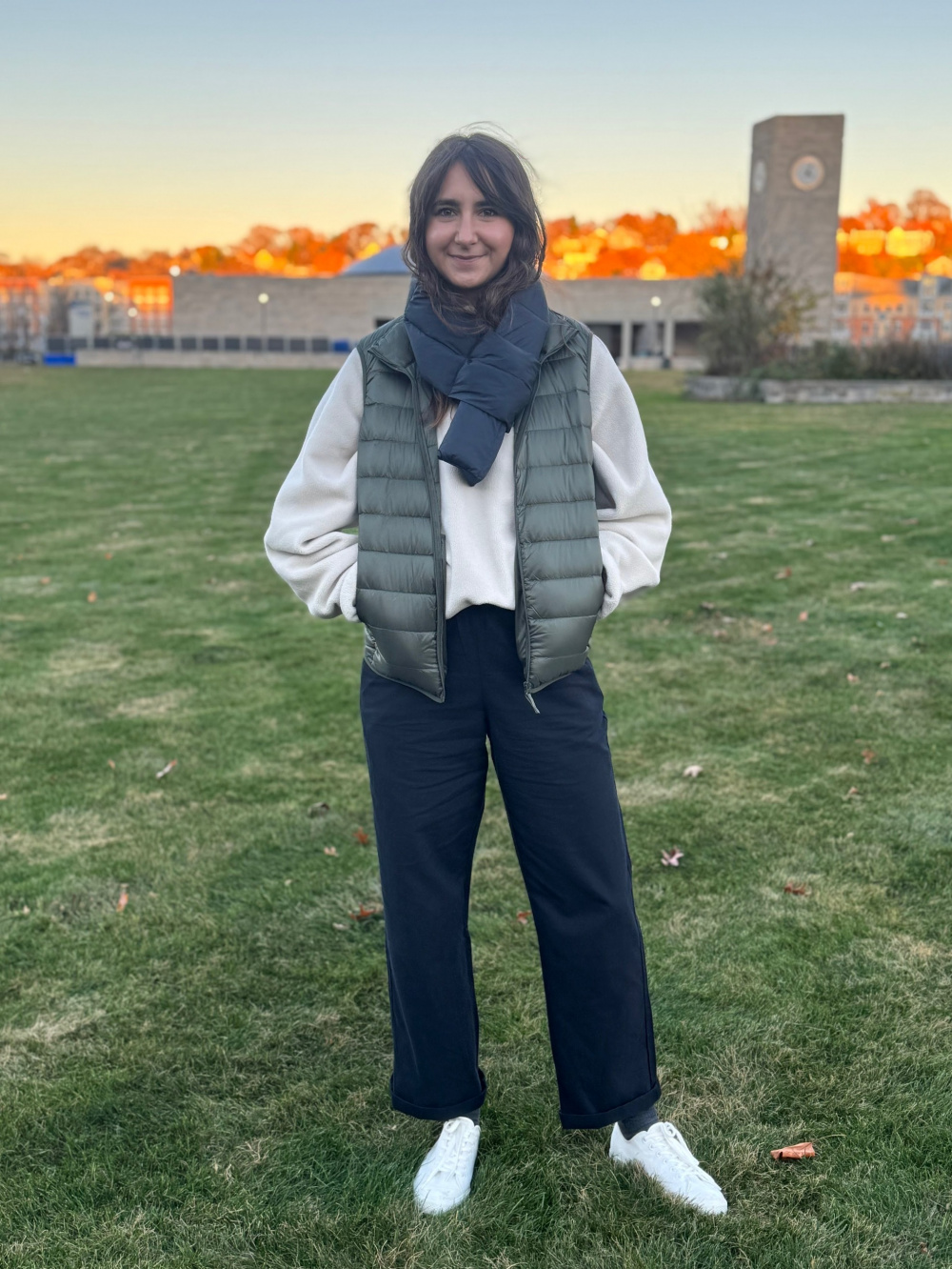 Check styling ideas for「FLANNEL SHIRT LONG SLEEVE、FLEECE OVERSIZED HALF ...