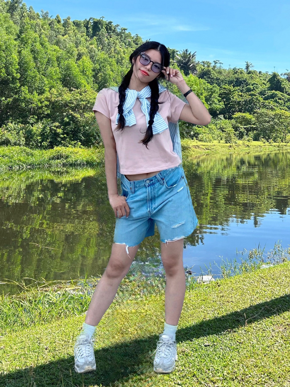 Check styling ideas for「AIRism Cotton Cropped Bra Tube Top、Modal Cotton ...