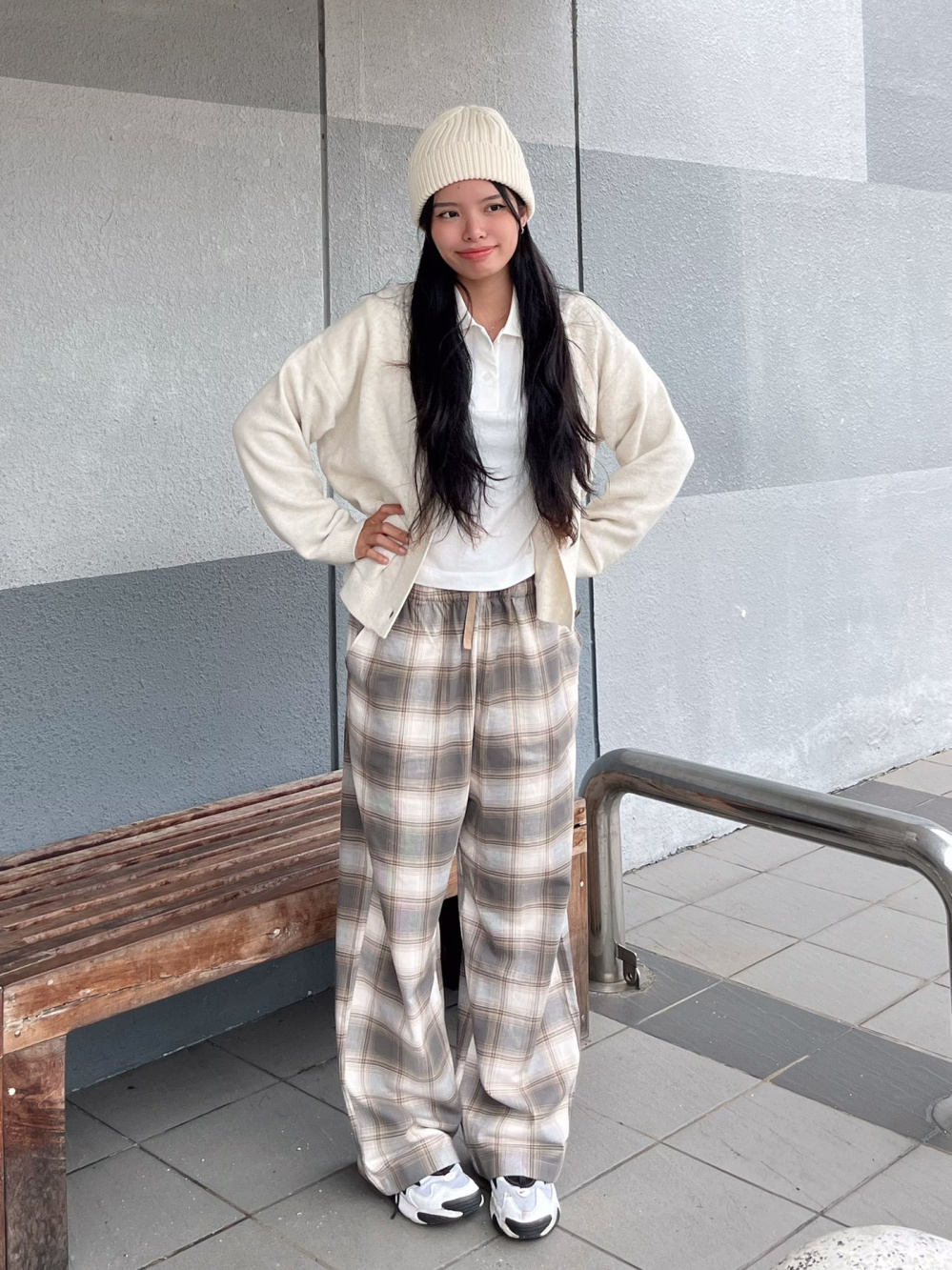 Check styling ideas for「Flannel Pants、HEATTECH Ribbed Beanie」| UNIQLO IN