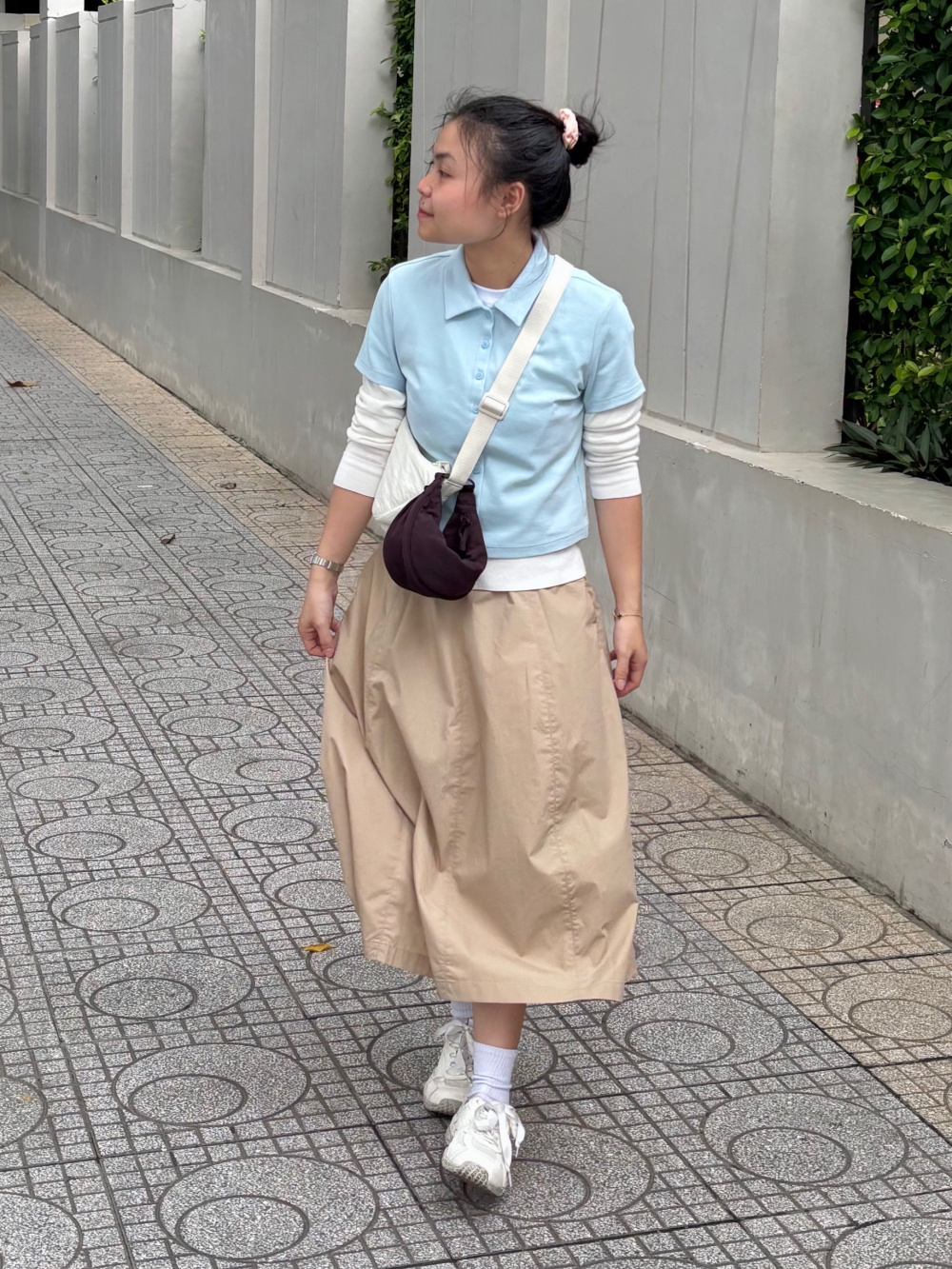 Check styling ideas for「AIRism Cotton Tube Bra Dress、UV Protection Crew ...